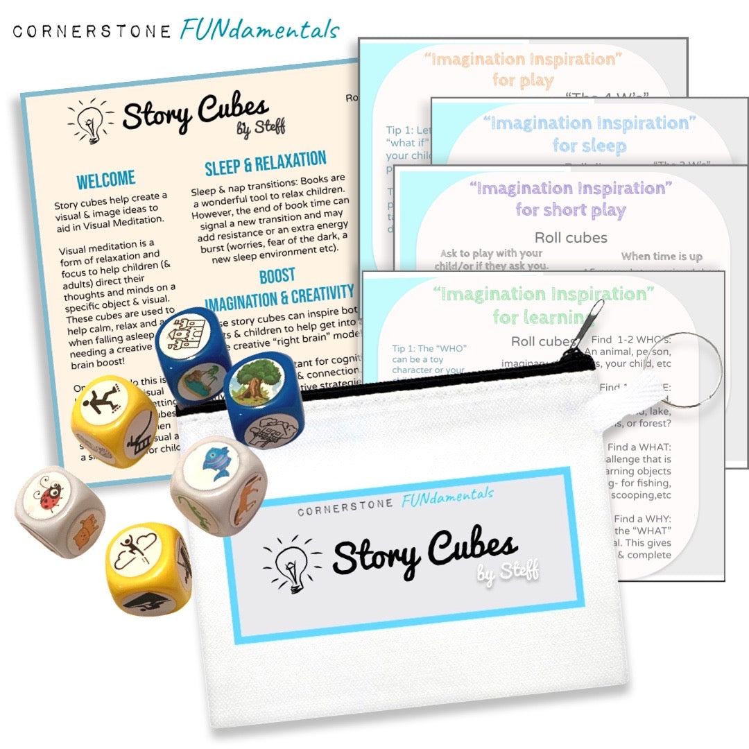 Bedtime & Imagination Story Cubes for Children 3 to 7+ – Cornerstone ...